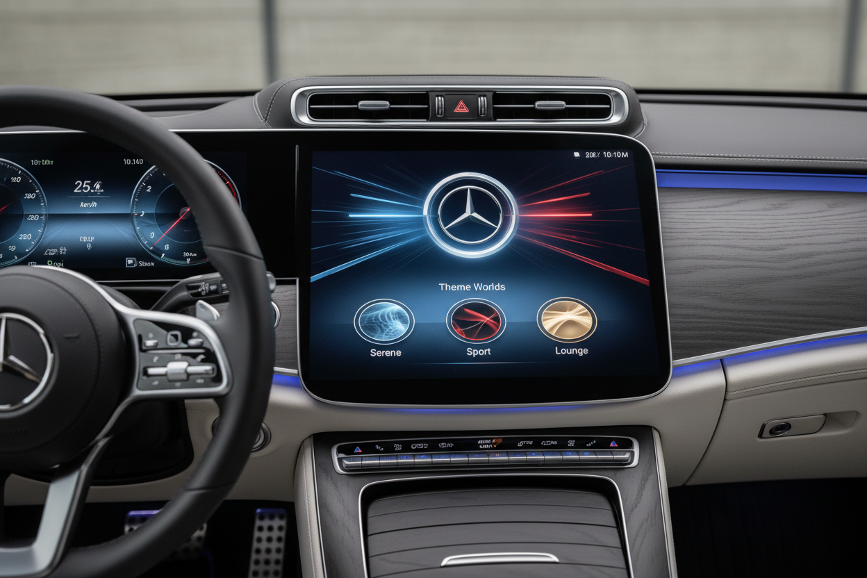 Themenwelten im Display deines Mercedes-Benz – Personalisierung im MBU ...